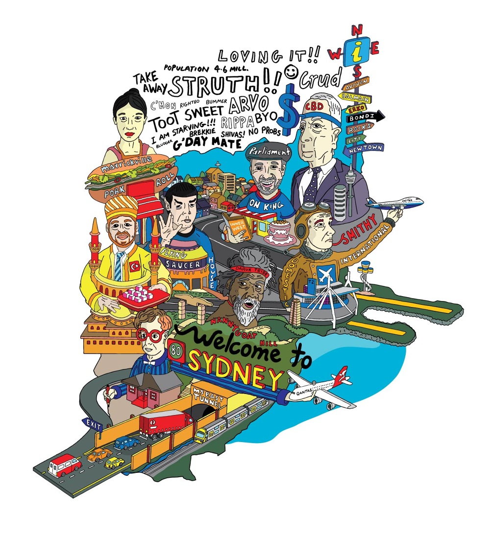 Creative Cities Project - SYDNEY MAP. - WHYNOTJAMES